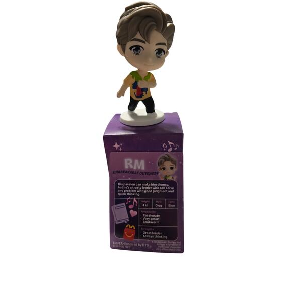 Tiny Tan | Toys | Mcdonalds Tinytan Rm Bts Figure Purple Box Card 225 ...